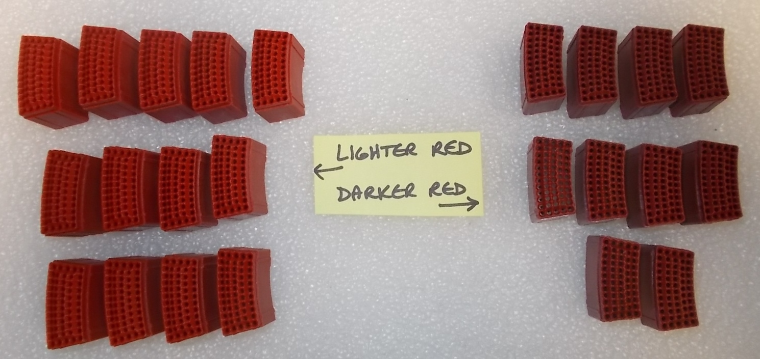 Dart Machine RED DART SEGMENTS for Arcade machine game for sale - Lot ...