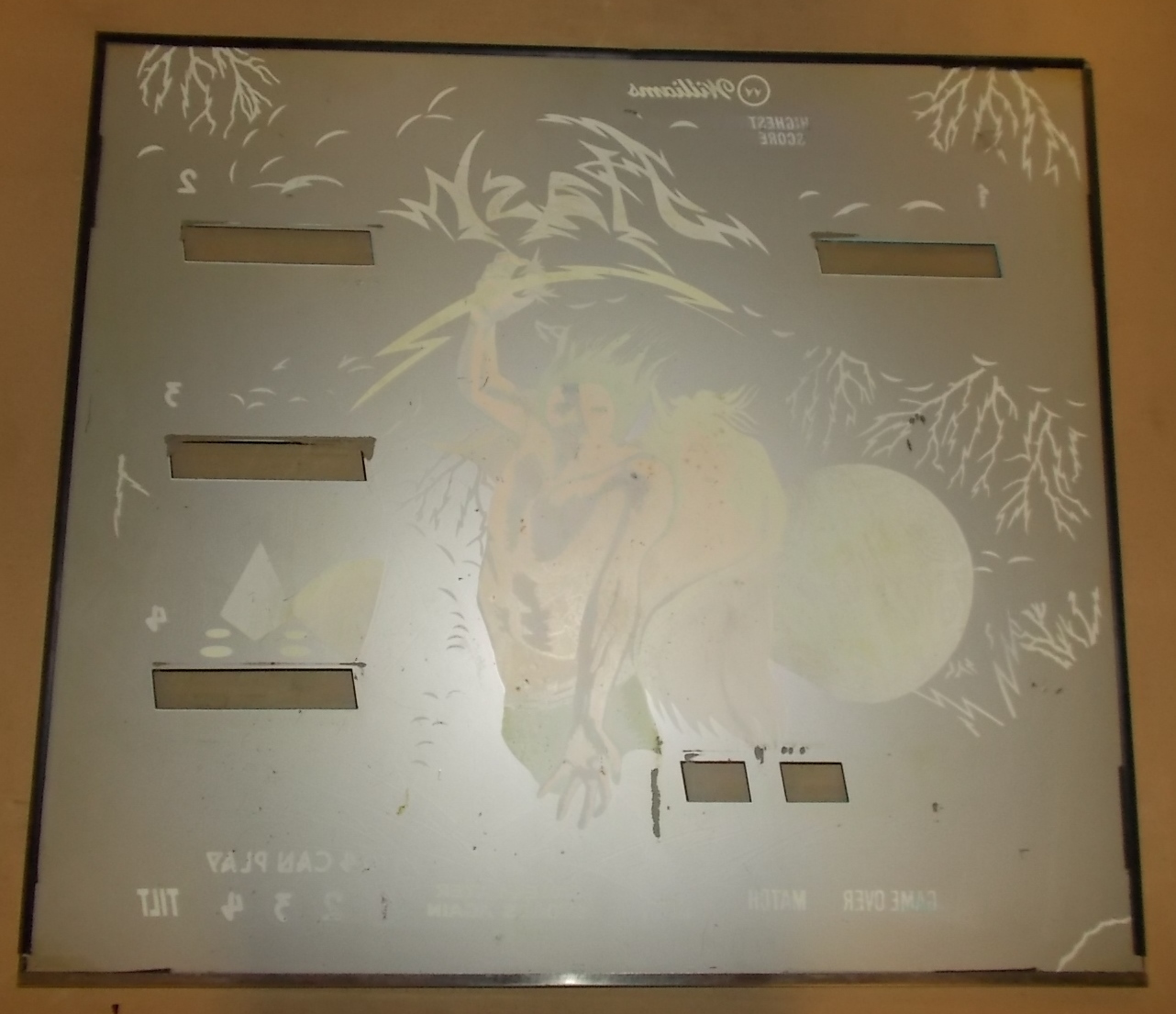 FLASH Pinball Machine Game Backglass Backbox Artwork - #FL61 by ...