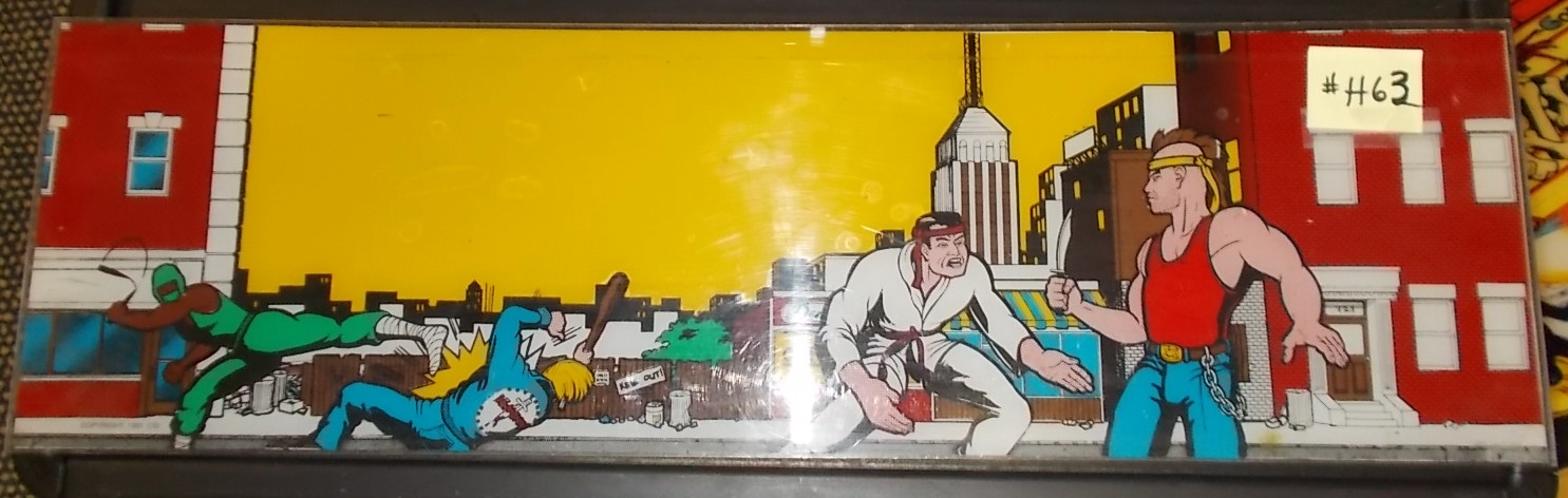 GENERIC FIGHTING Arcade Machine Game Overhead Header for sale - Great ...