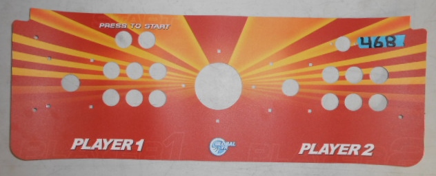 GLOBAL ARCADE CLASSICS Arcade Machine Game FLEXIBLE Control Panel ...