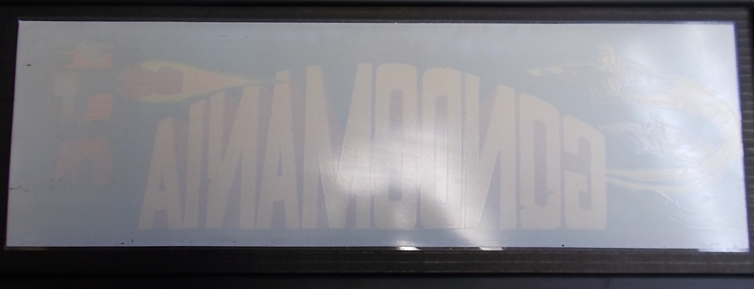 GONDOMANIA Arcade Machine Game Overhead Header for sale by DATA EAST ...