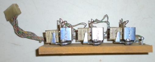 GOTTLIEB Pinball Machine Game 3 UNIT RELAY BANK ASSEMBLY WITH COILS ...