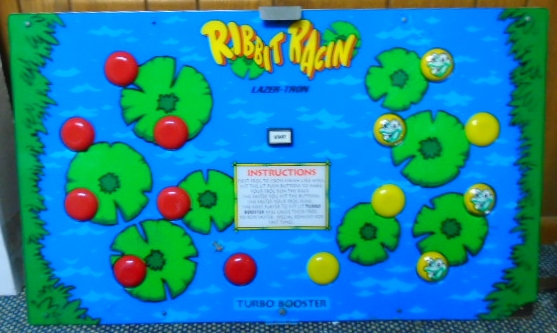 RIBBIT RACING Arcade Machine Game CONTROL PANEL for sale - COMPLETE ...