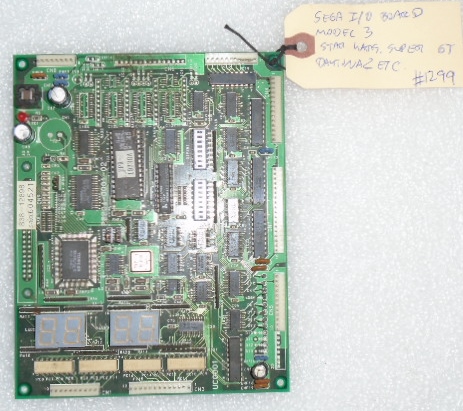 SEGA MODEL 3 Arcade Machine Game PCB Printed Circuit I/O Board #1299 ...