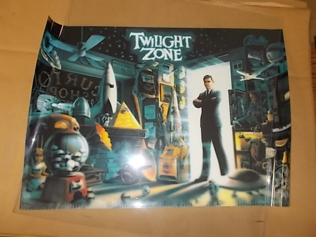 TWILIGHT ZONE Pinball Machine Game Translite Backbox Artwork - Williams ...