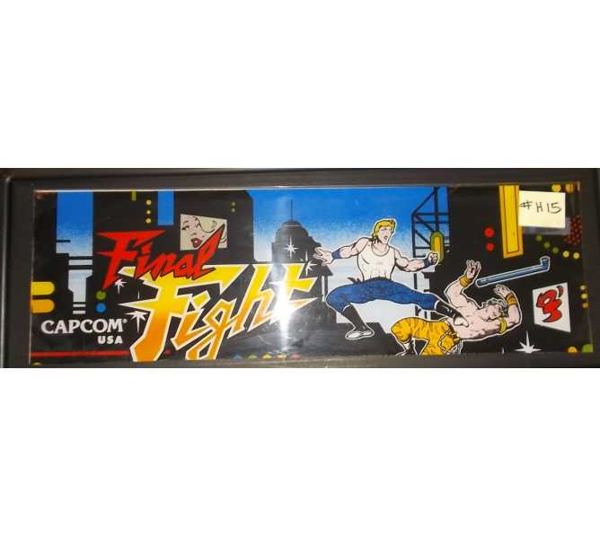 FINAL FIGHT Arcade Machine Game Overhead Header for sale by CAPCOM ...