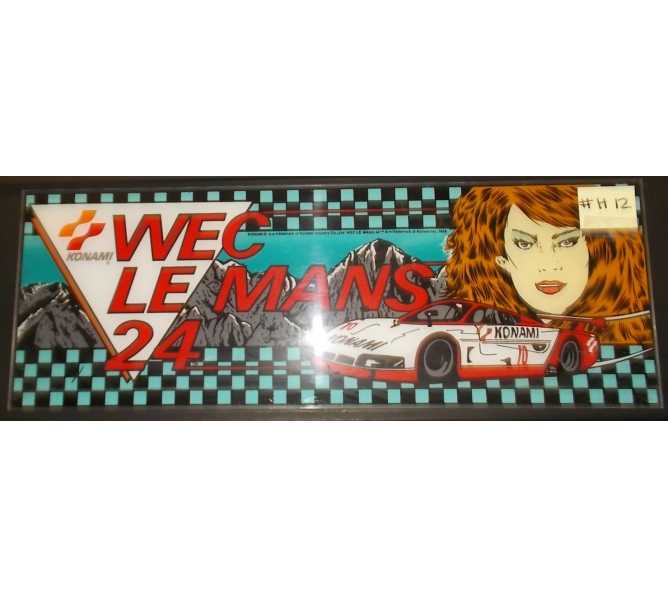 LE MANS 24 Arcade Machine Game Overhead Header for sale by KONAMI ...