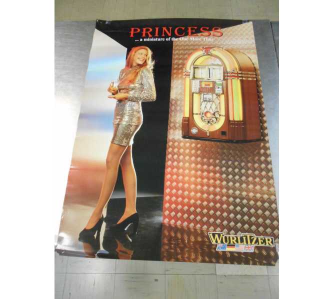 Wurlitzer Princess Jukebox Original Advertising Promotional Poster 33 x ...